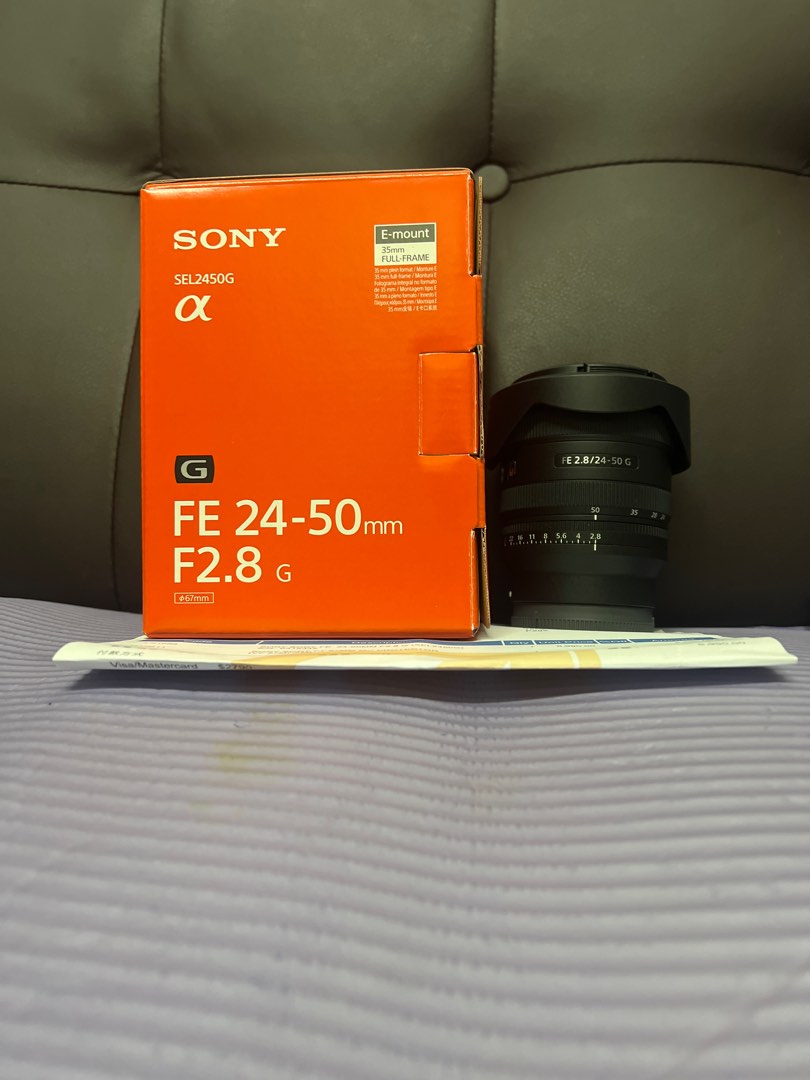 剛剛五月尾買 全新一樣 全套有盒香港行貨差唔多一年保用 Sony 24-50 24-50mm F2.8 G, 攝影器材, 鏡頭及裝備 ...