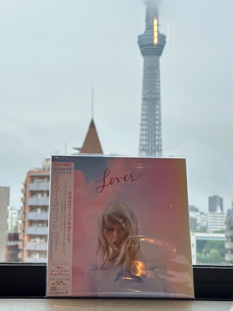 全新 日本限定 Taylor Swift Lover CD + DVD (7-inch Special Edition) [Japan ...