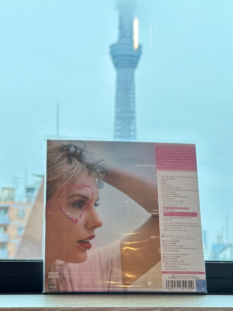 全新 日本限定 Taylor Swift Lover CD + DVD (7-inch Special Edition) [Japan ...