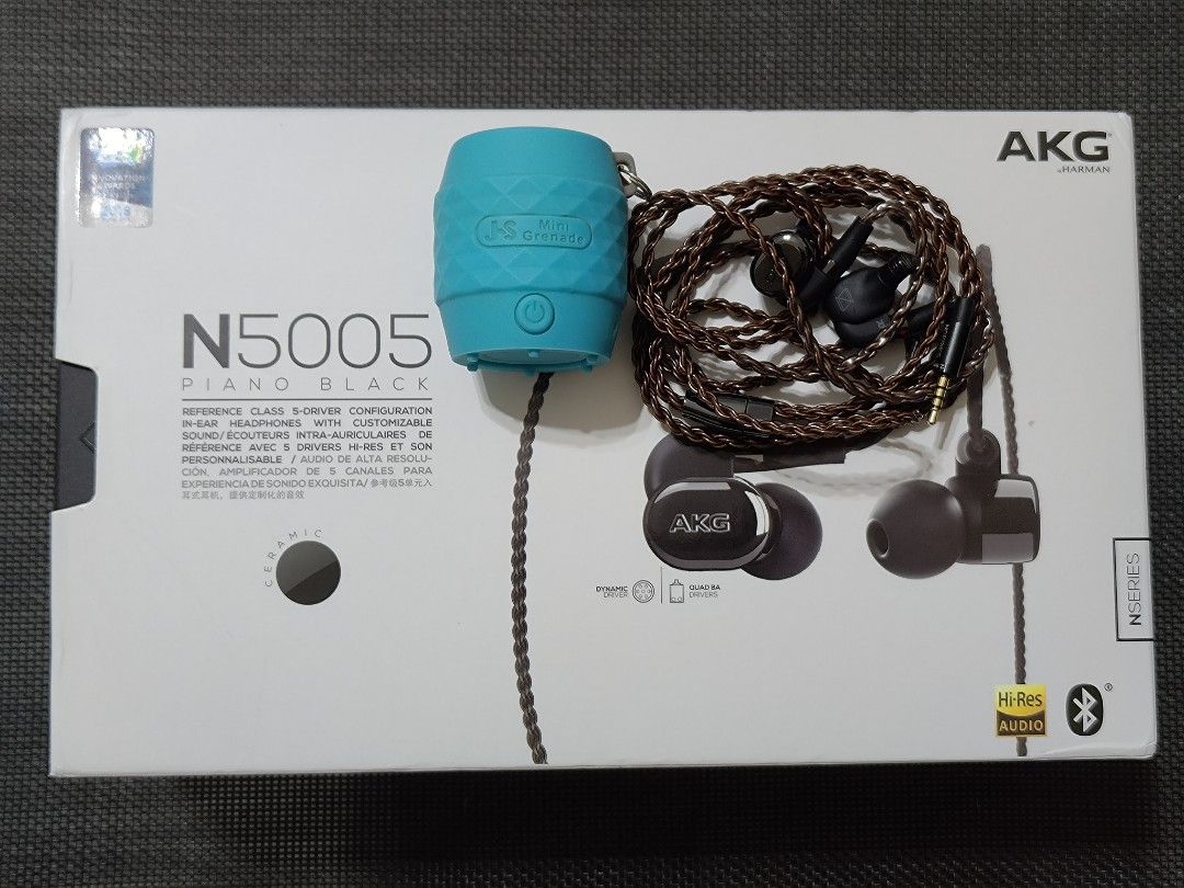 $買一送一$ AKG N5005 多單體 旗艦入耳式耳機, 耳機及錄音音訊設備, 耳機在旋轉拍賣