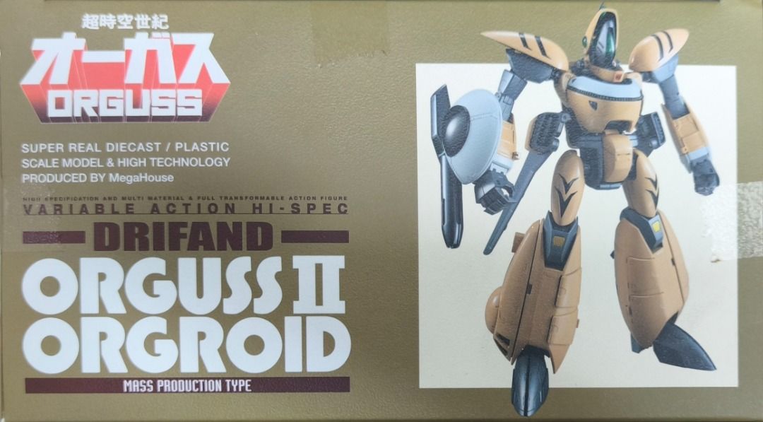 全新完美靚盒 Megahouse Hi-SPEC 超時空世紀 Orguss II Mass Production Type, 興趣及遊戲 ...