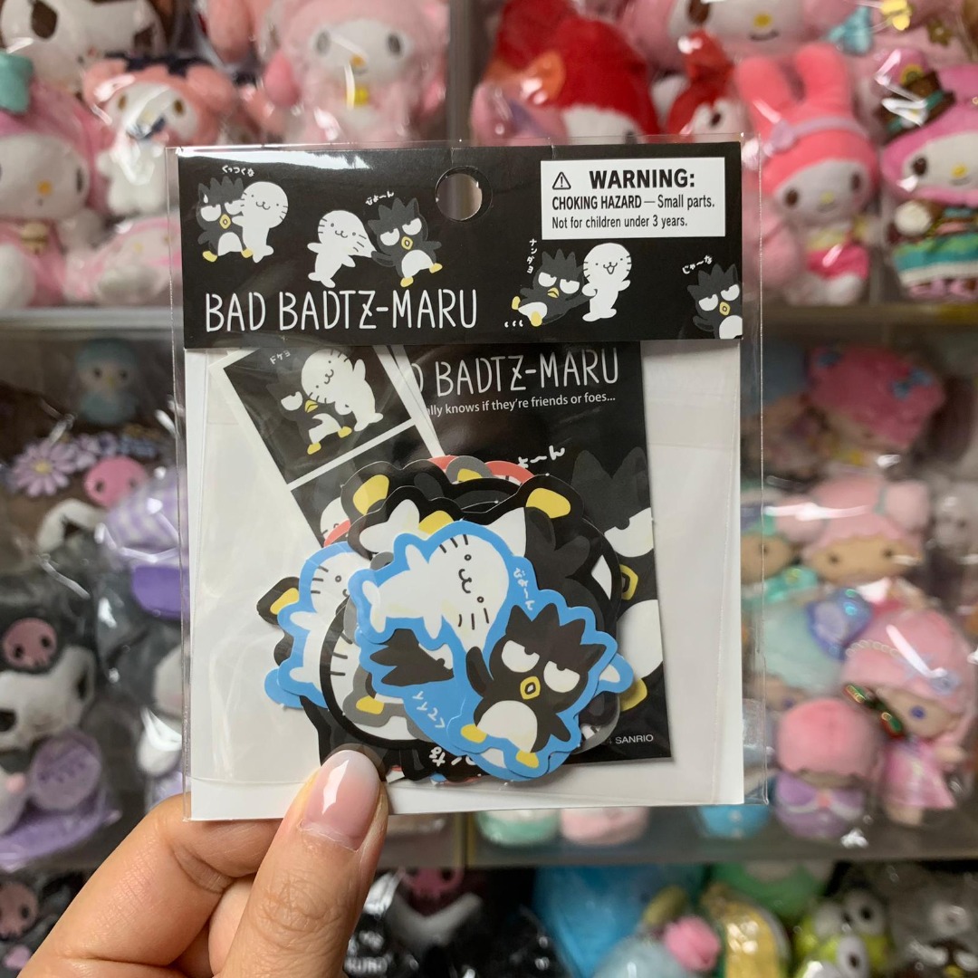 日版 Sanrio Characters XO Bad Badtz-Maru - Sticker Pack 貼紙, 手提電話, 電話及其他裝置 ...