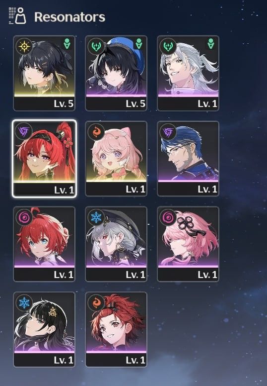 Acc wuwa starter yinlin+encore, Video Gaming, Video Games, Others on ...