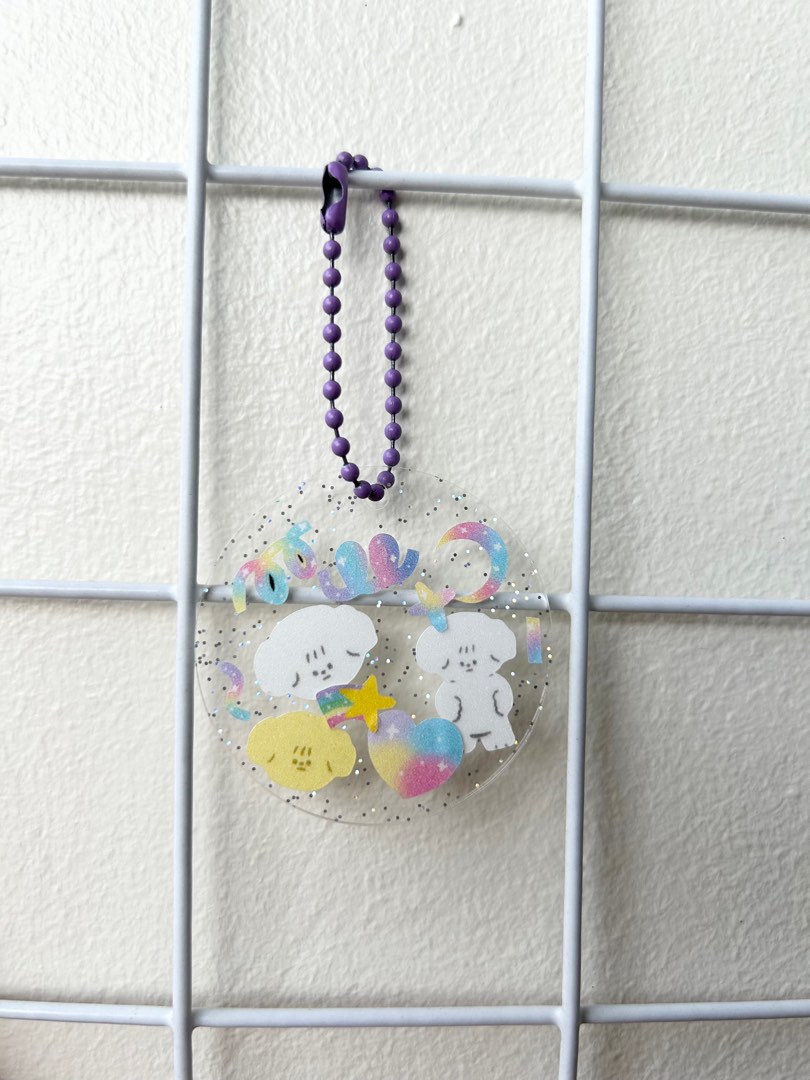 Acrylic Sticker Keychain, Hobbies & Toys, Stationery & Craft, Handmade ...