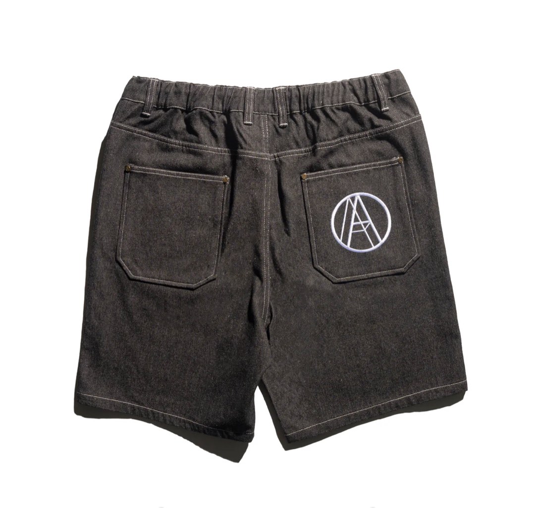 Against Lab Raw Denim Jorts, Men's Fashion, Bottoms, Shorts on Carousell