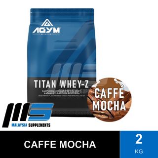 AGYM TITAN WHEY-Z 2KG (66 Serving) JAKIM HALAL CERTIFIED, Health ...