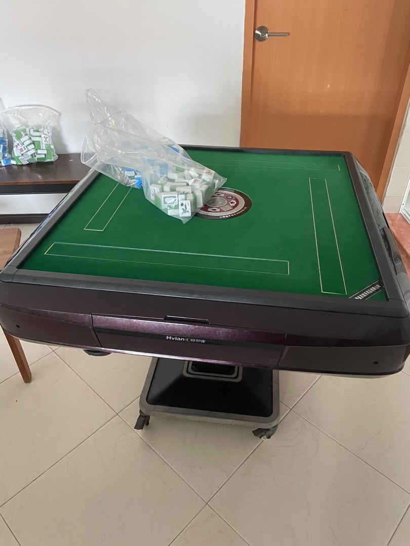 Automatic Mahjong Table, Furniture & Home Living, Furniture, Tables ...