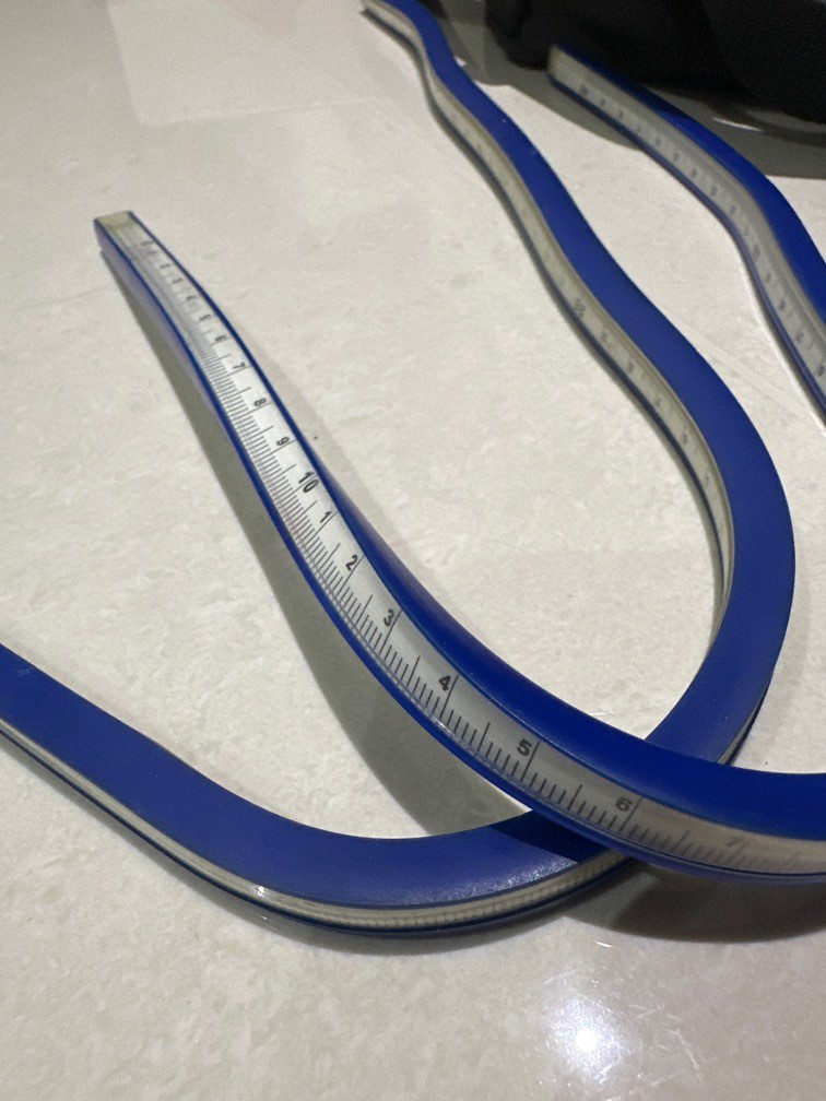 Bendy Curve Graph Ruler, Hobbies & Toys, Stationery & Craft, Other ...