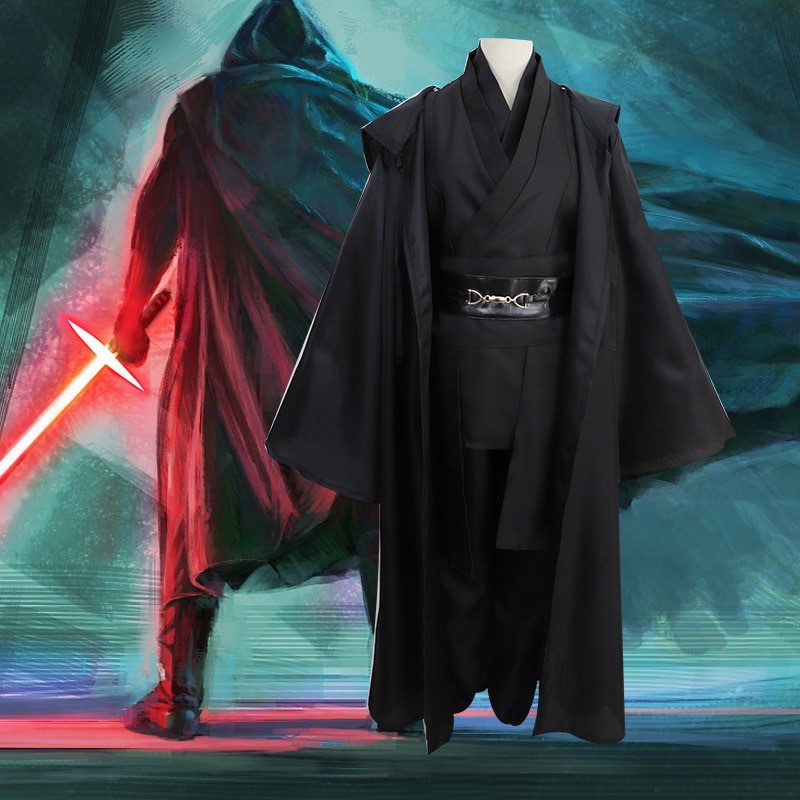 Black Jedi Costume, Hobbies & Toys, Memorabilia & Collectibles, Fan ...