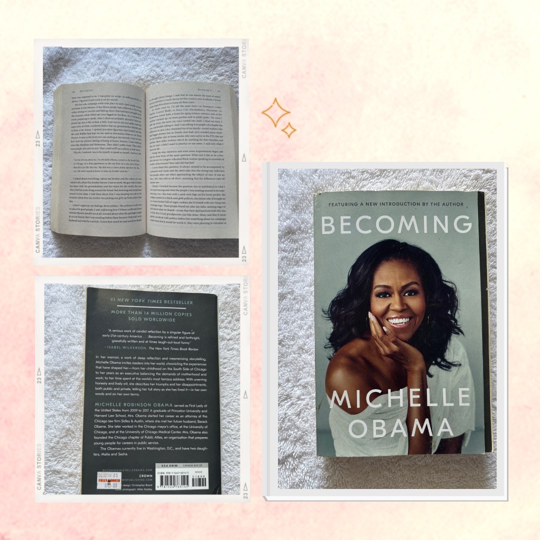 Book: Becoming by Michelle Obama, Hobbies & Toys, Books & Magazines ...