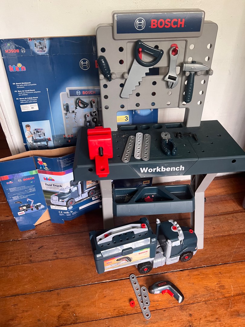 Bosch workbench, bosch tool truck, Hobbies & Toys, Toys & Games on ...