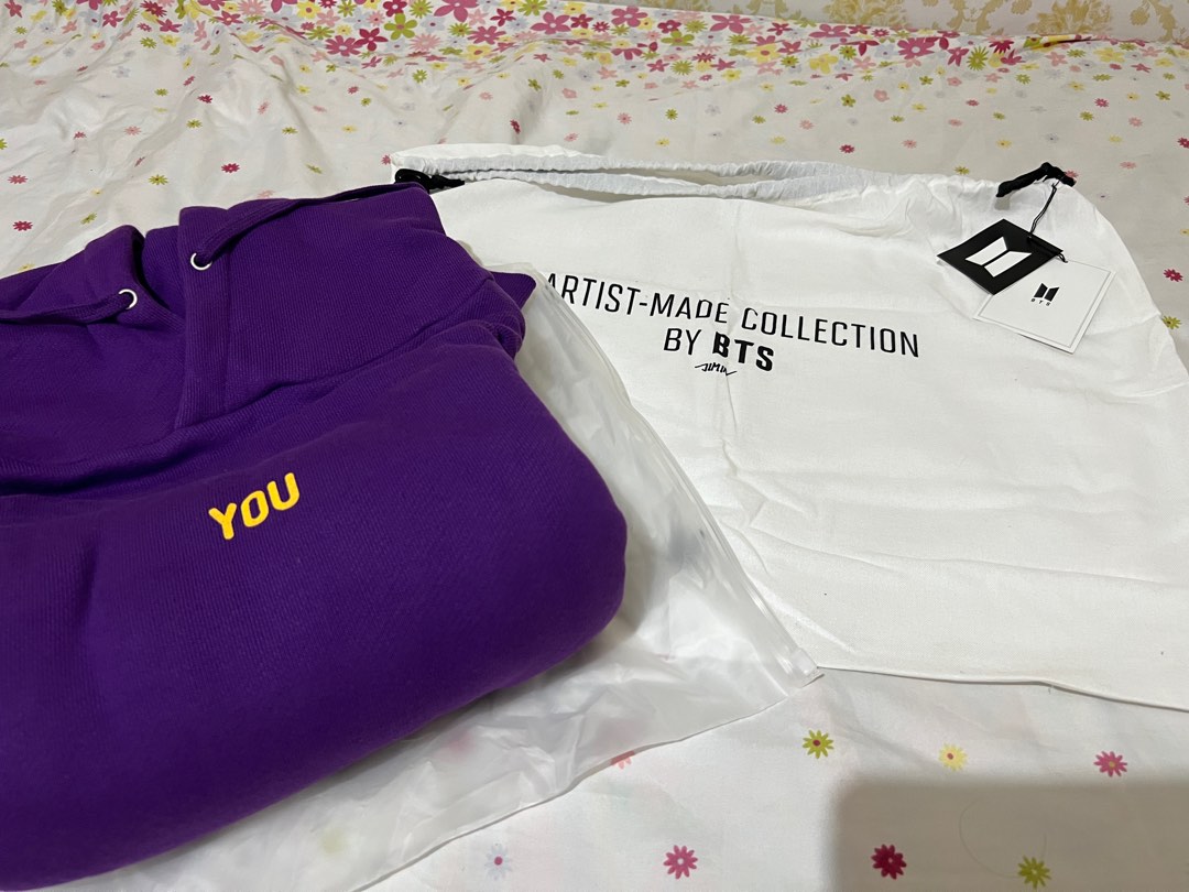 BTS Artist Made Collection - With You Purple Hoodie by Jimin (Medium ...