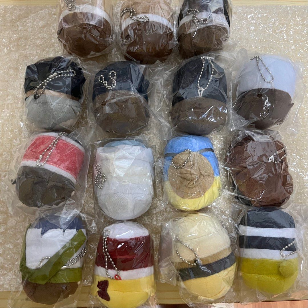 bungo bungou stray dogs bsd mochi mascot plush (dazai, kenji, ranpo ...