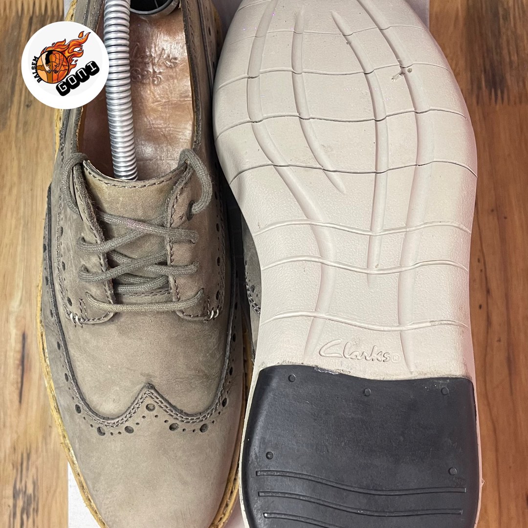 Clarks flexton size 40, Fesyen Pria, Sepatu , Sepatu Formal di Carousell