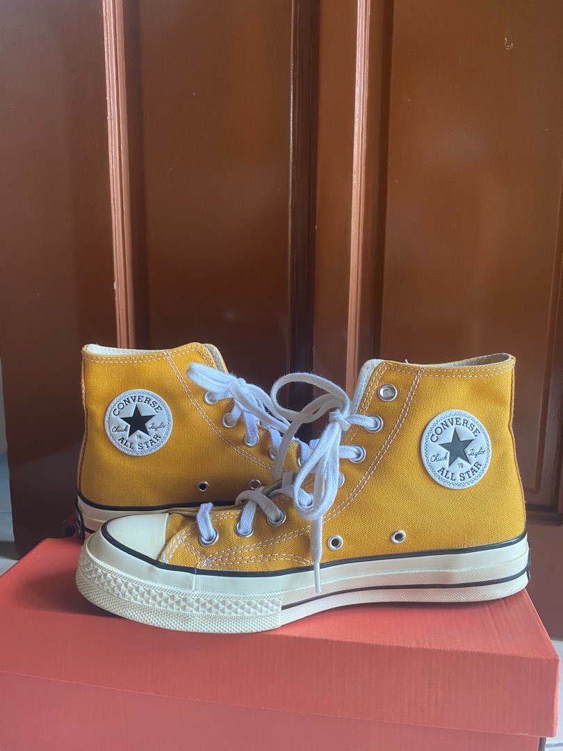 Converse Chuck 70 HI Sunflower, Men's Fashion, Footwear, Sneakers on ...