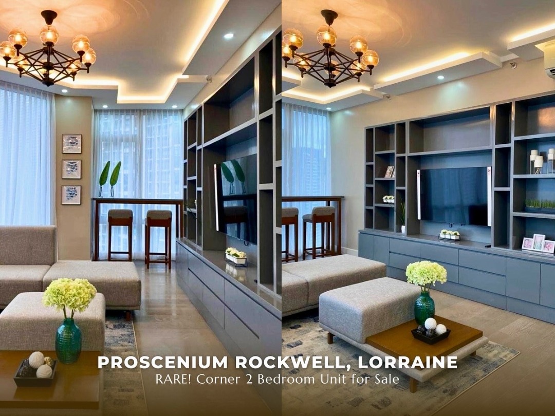 RARE Corner 2BR Proscenium Lorraine Rockwell Makati for Sale, Property, For Sale, Apartments ...