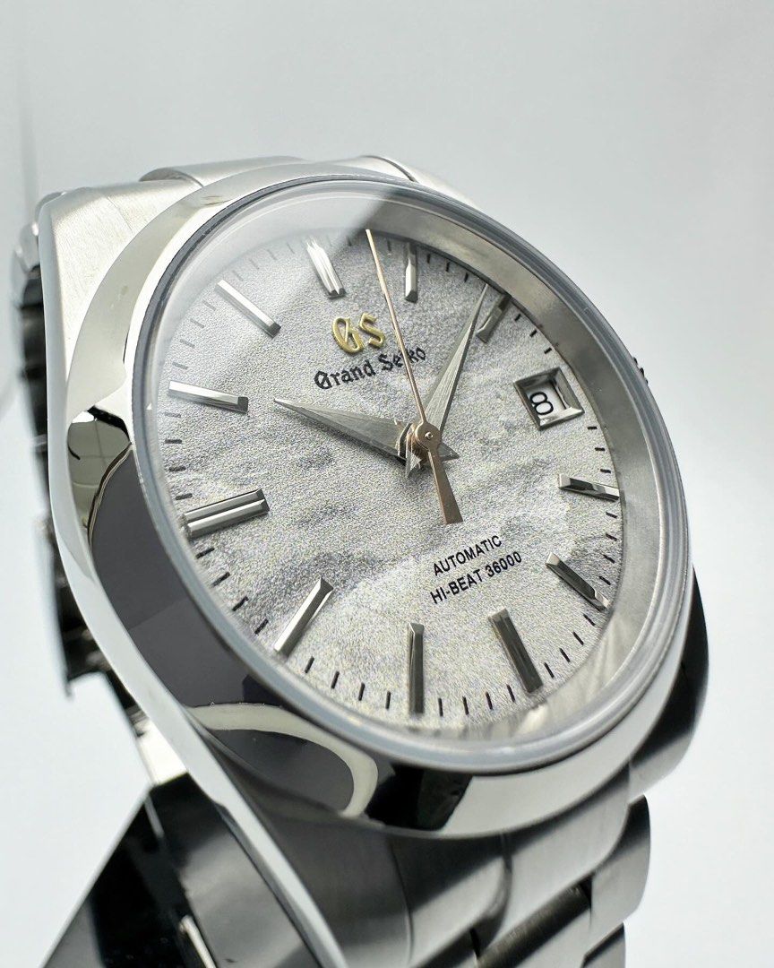 Custom Seiko Mod 36mm Grey Sea of Clouds GS Automatic Watch, Men's ...