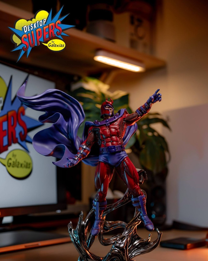 Desktop Supers #1 - 1/8 Magneto PVC Figure, Hobbies & Toys, Toys ...