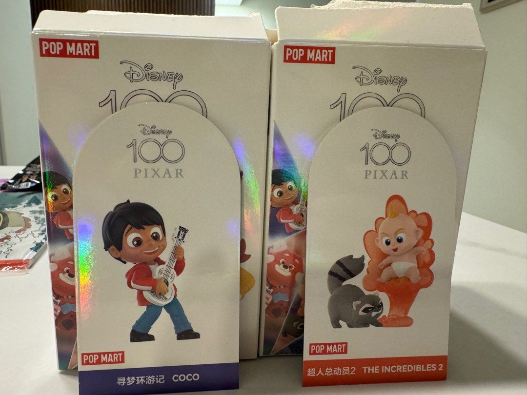Pop Mart Disney 100 Pixar - Coco & The Incredibles 2, Hobbies & Toys ...