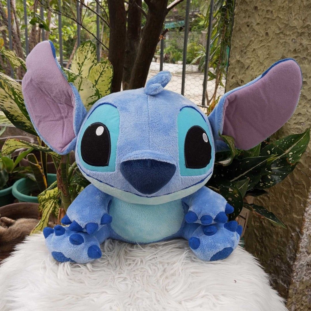 DISNEY Classic Lilo and Stitch Chubby Plush Toy, Hobbies & Toys, Toys ...