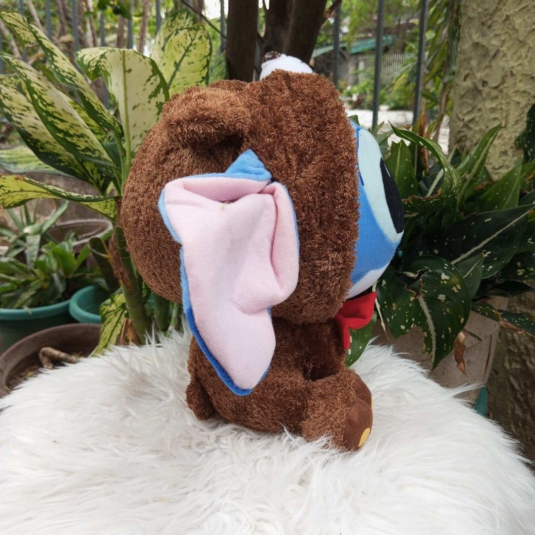 DISNEY Lilo and Stitch Brown Bear Costume Authentic Plush Toy, Hobbies ...