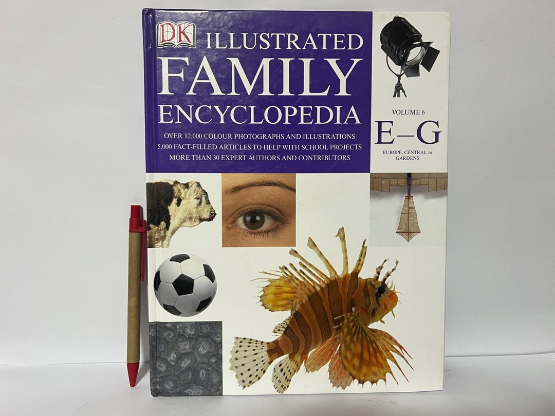 DK Illustrated Family Encyclopedia Volume 6, Hobbies & Toys, Books ...