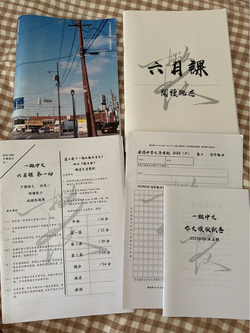 DSE Ching 一撇中文 六月課筆記, 興趣及遊戲, 書本 & 文具, 書本及雜誌 - 補充練習 - Carousell
