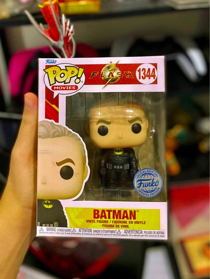 DC Comics Funko Pop - Batman (Unmasked Michael Keaton) The Flash, Hobbies & Toys, Collectibles ...