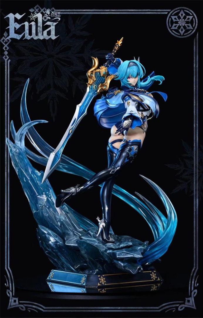 Genshin Impact Eula Lawrence 1/4 Resin Statue Figure (Acy Studio ...