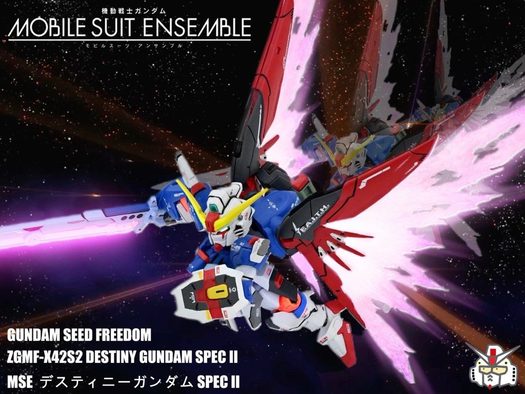 《代工》《獨家+GK》 MSE 高達模型 MOBILE SUIT ENSEMBLE (SeedFreedom系列) EX33 命運高達二式 Destiny Gundam Spec II, 興趣 ...