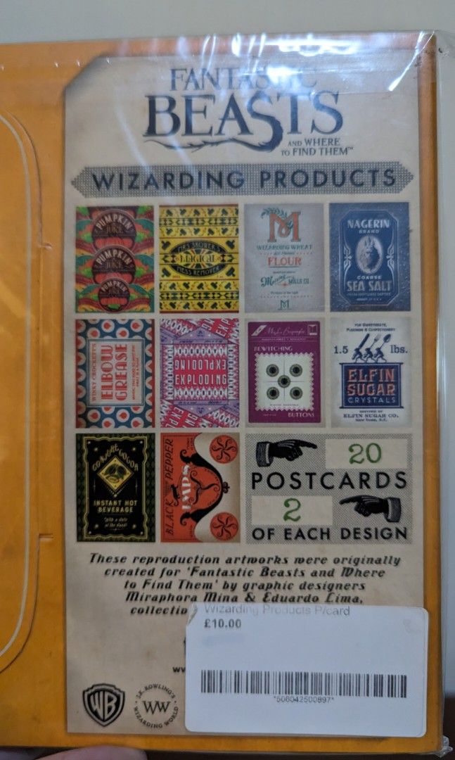 Harry Potter collectible postcards, Hobbies & Toys, Memorabilia ...