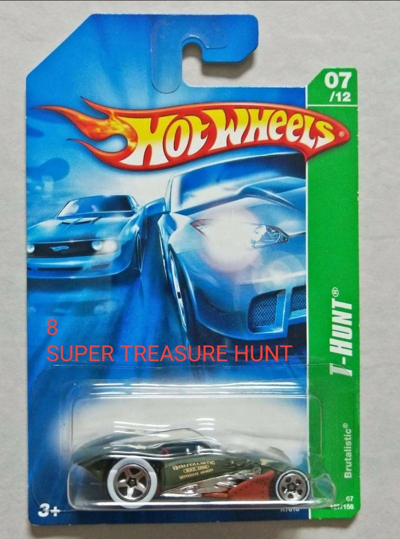 Hotwheels, Super Treasure Hunt, die-cast 1:64 model cars collectible ...