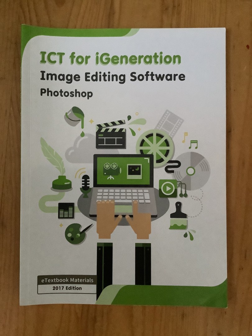ICT textbook Photoshop 電腦書, 興趣及遊戲, 書本 & 文具, 教科書 - Carousell
