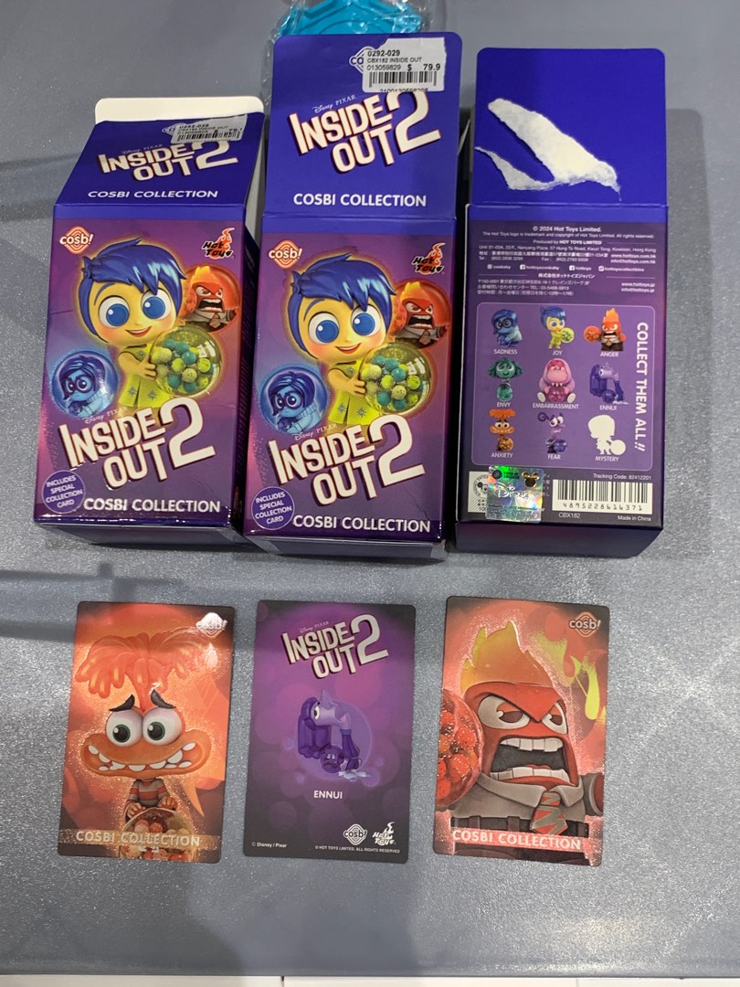 Inside Out 2 盲盒, 興趣及遊戲, 玩具 & 遊戲類 - Carousell