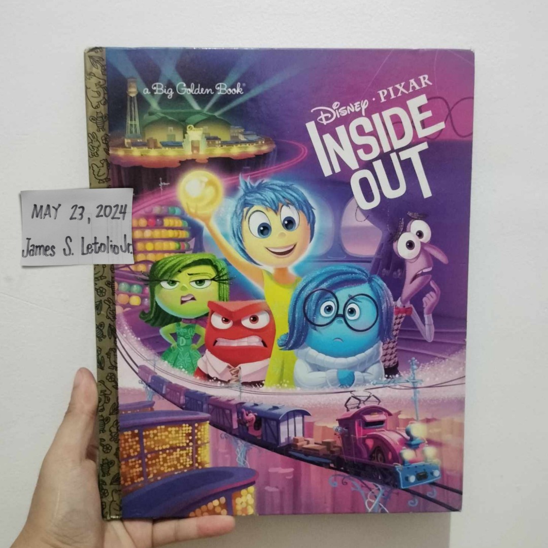 INSIDE OUT BOOK (Big Golden Book, Hardcover), Hobbies & Toys, Books ...