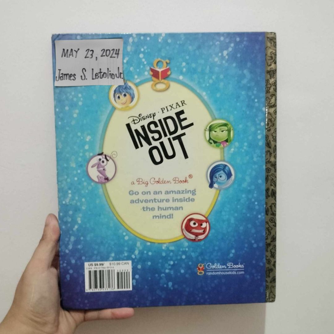 INSIDE OUT BOOK (Big Golden Book, Hardcover), Hobbies & Toys, Books ...