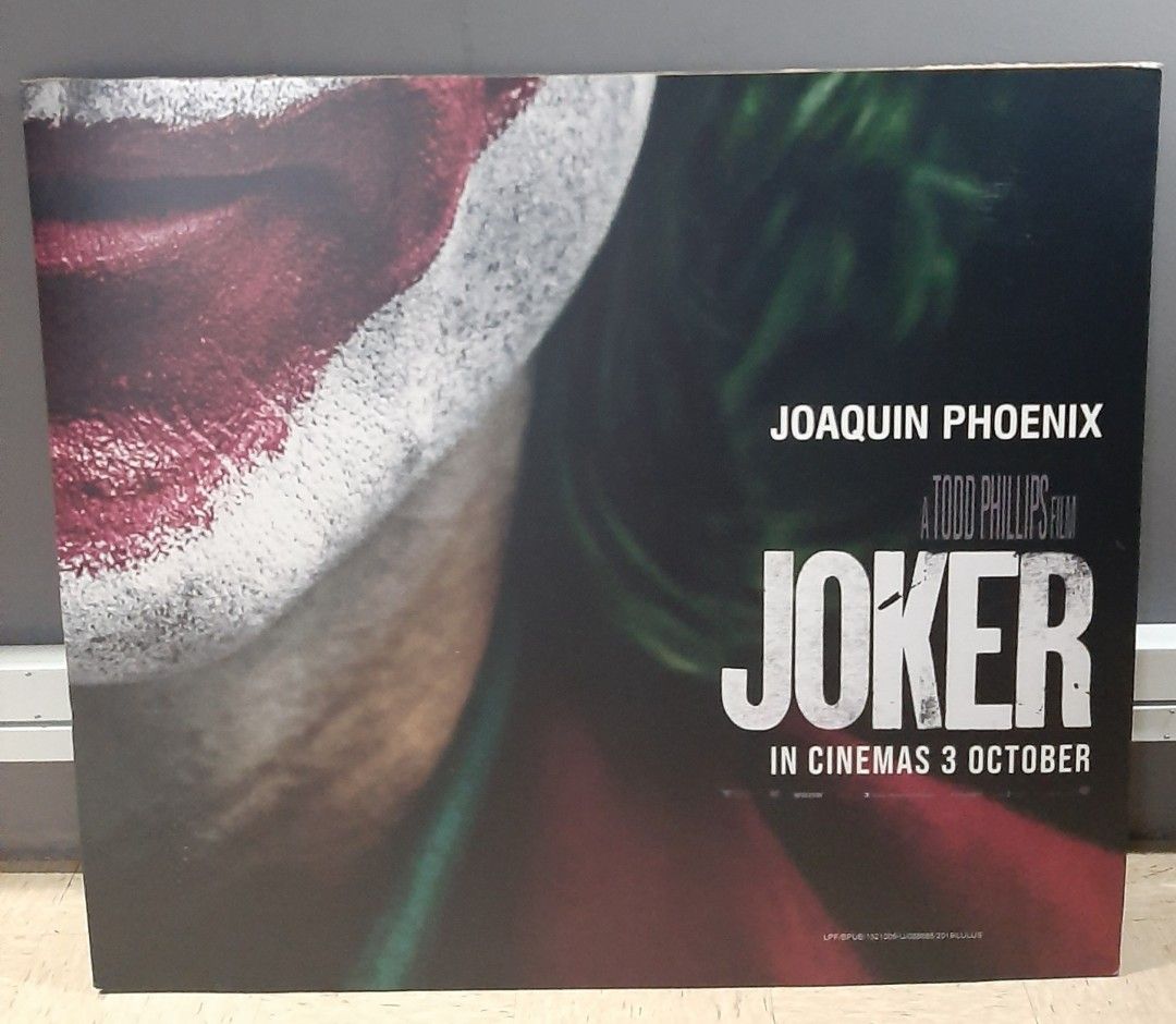 JOKER MOVIE STANDEE, Hobbies & Toys, Collectibles & Memorabilia ...