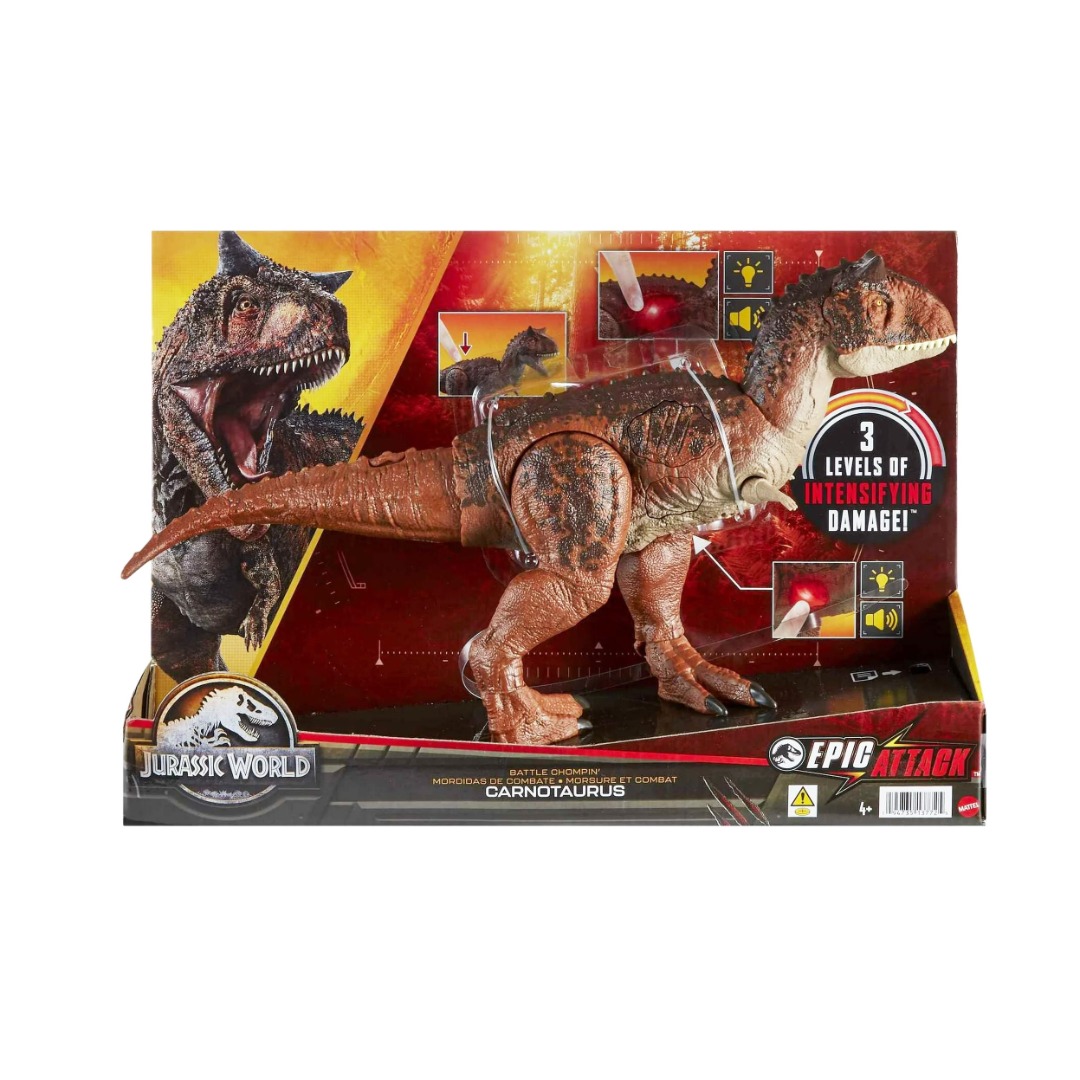 Jurassic World: Fallen Kingdom Carnotaurus Dinosaur Toy Epic Attack ...