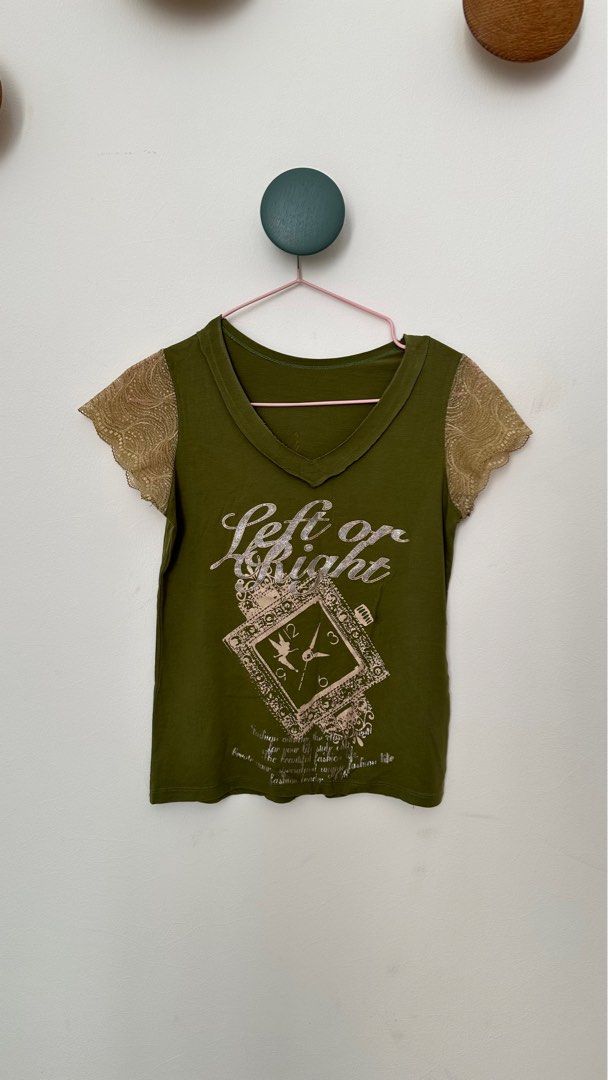 Kaos vintage retro jadul y2k 2000s 90s, Fesyen Wanita, Pakaian Wanita ...