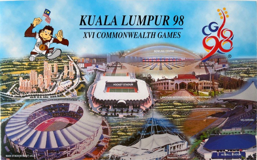 Kuala Lumpur 1998 - XVI Commonwealth Games - Commemorative Polymer ...