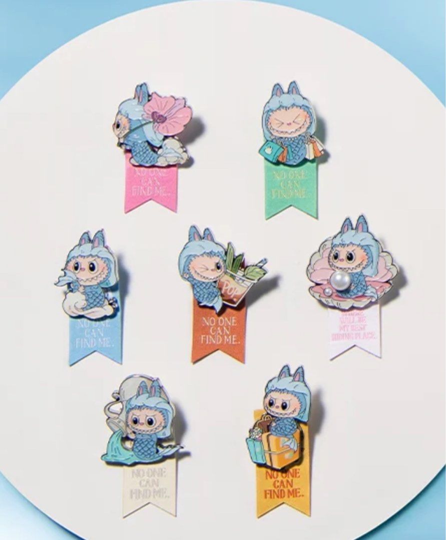 Labubu hide and seek badge blind box, Hobbies & Toys, Toys & Games on ...