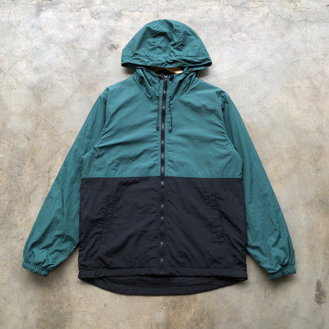 Logos days brand windbreaker hoodie jacket, Luxury, Apparel on Carousell