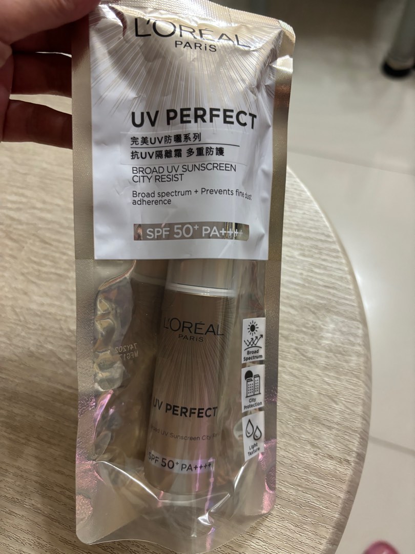 L’ORÉAL 完美防曬系列 抗敏UV隔離霜（防曬）SPA 50+ PA++++ 30ml, 美容＆個人護理, 健康及美容 - 皮膚護理 ...