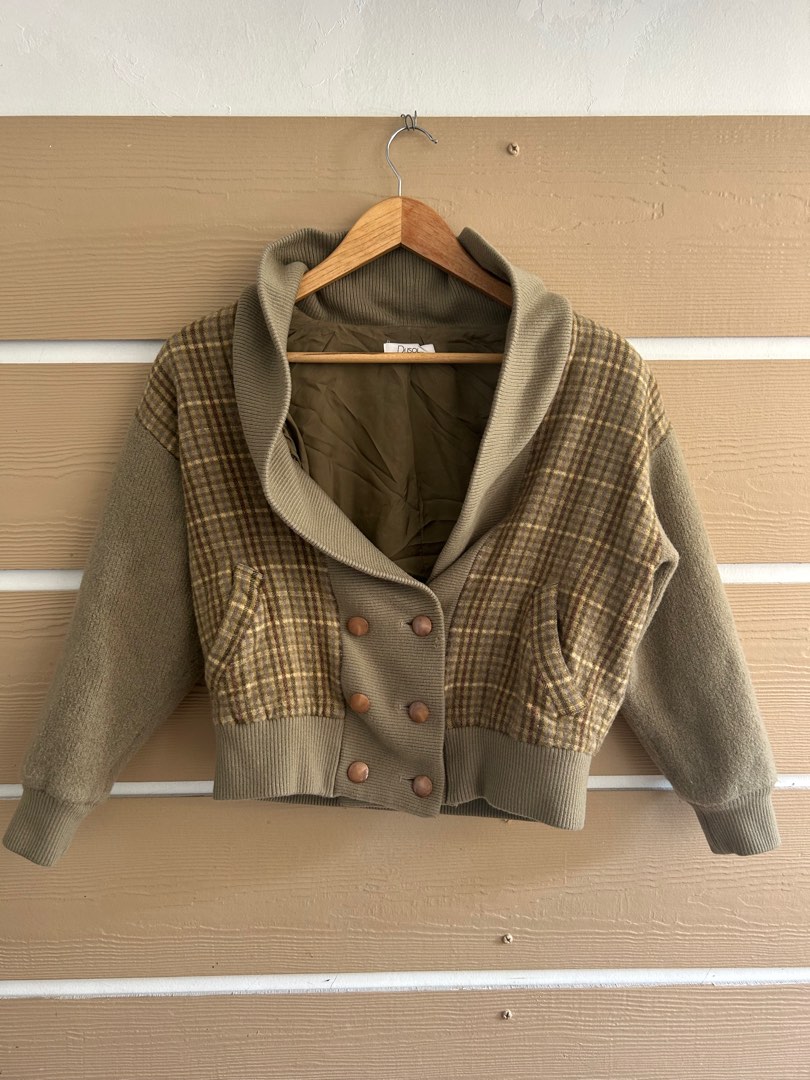 Matcha Green Jacket, Women's Fashion, Coats, Jackets and Outerwear on ...