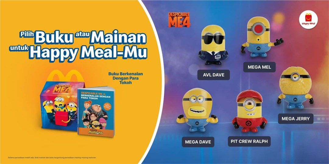 McDonald's Happy Meal Despicable Me 4 Toy AVL DAVE June 2024, Hobbies ...