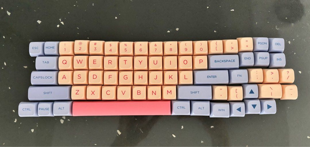Mechanical keyboard pastel keycaps, Computers & Tech, Parts ...