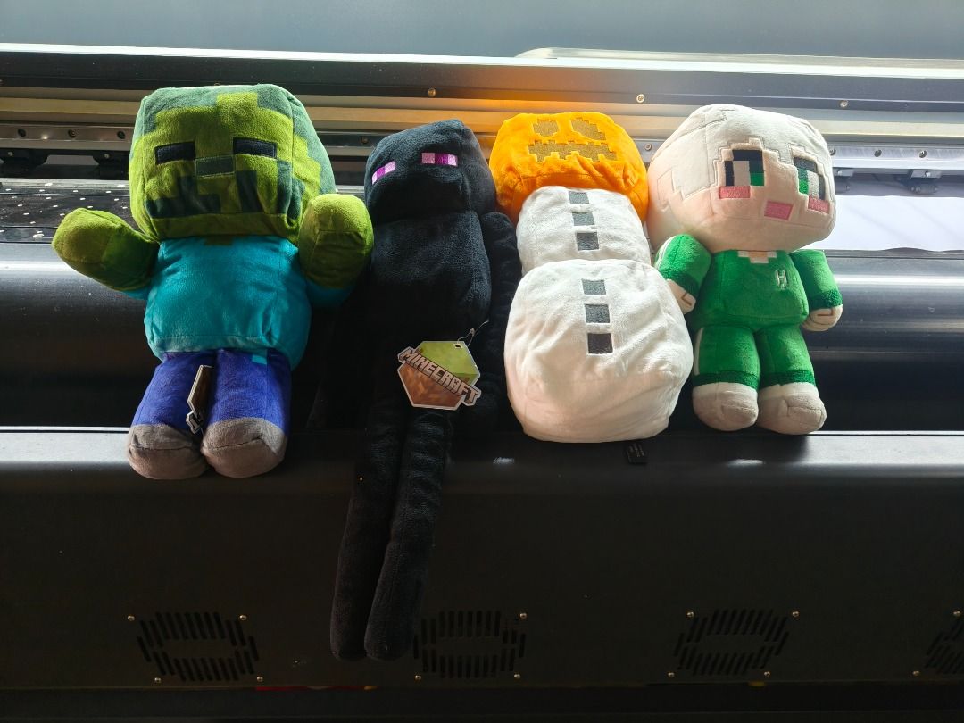 Minecraft plushies, Hobbies & Toys, Toys & Games on Carousell
