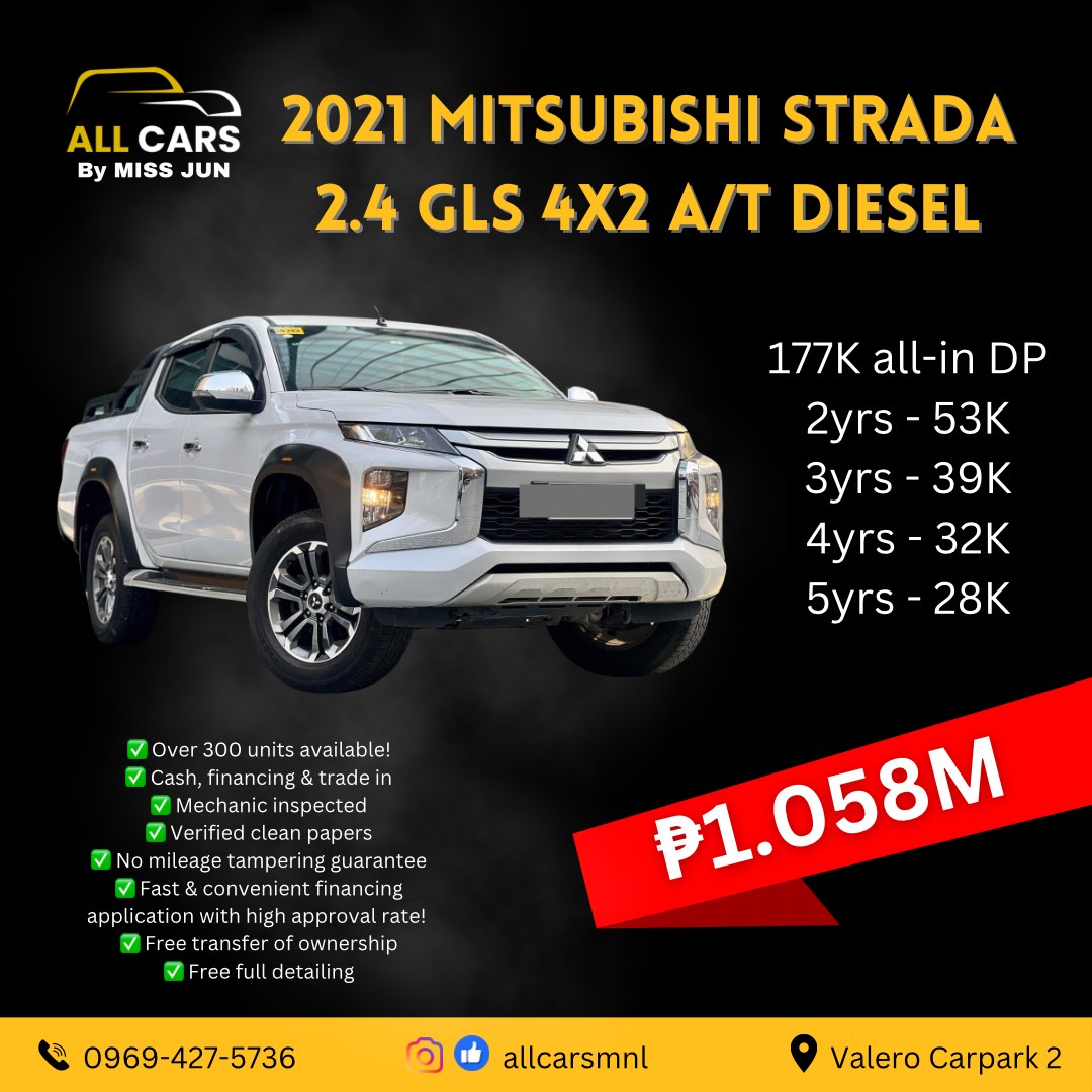 Mitsubishi Strada 2.4 GLS 4x2 Auto, Cars for Sale, Used Cars on Carousell