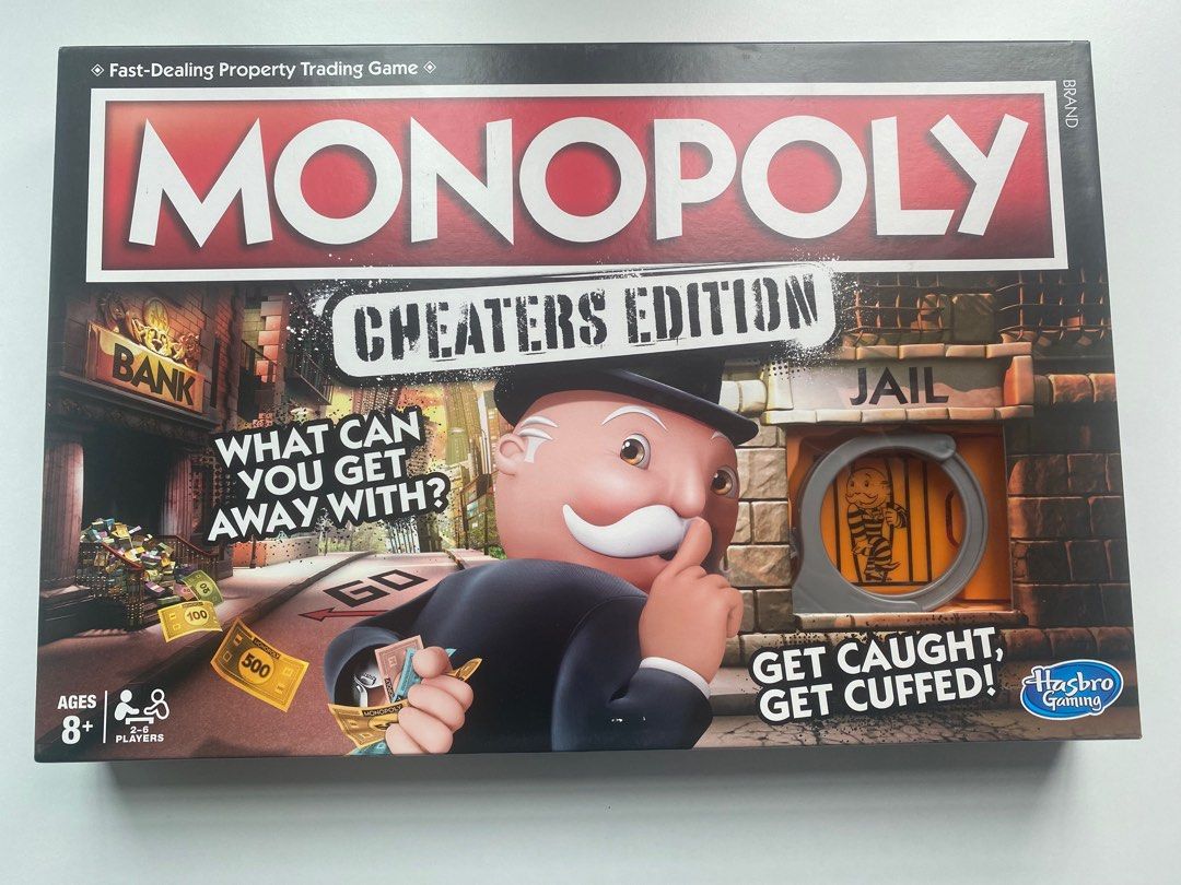 Monopoly Cheaters Edition, Hobbies & Toys, Toys & Games on Carousell