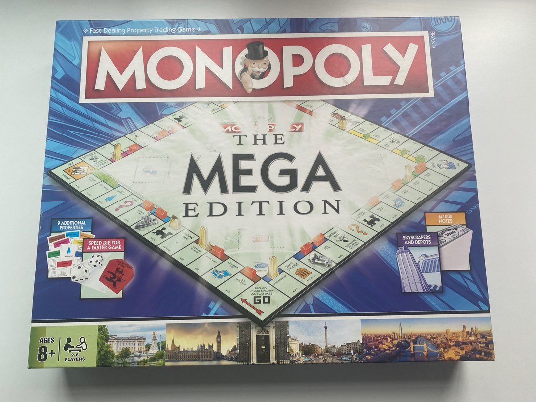 Monopoly The Mega Edition, Hobbies & Toys, Toys & Games on Carousell